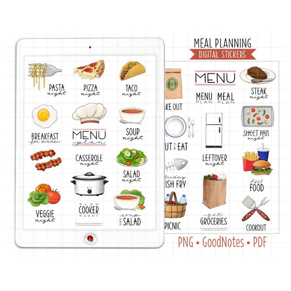 Food Stickers - Etsy