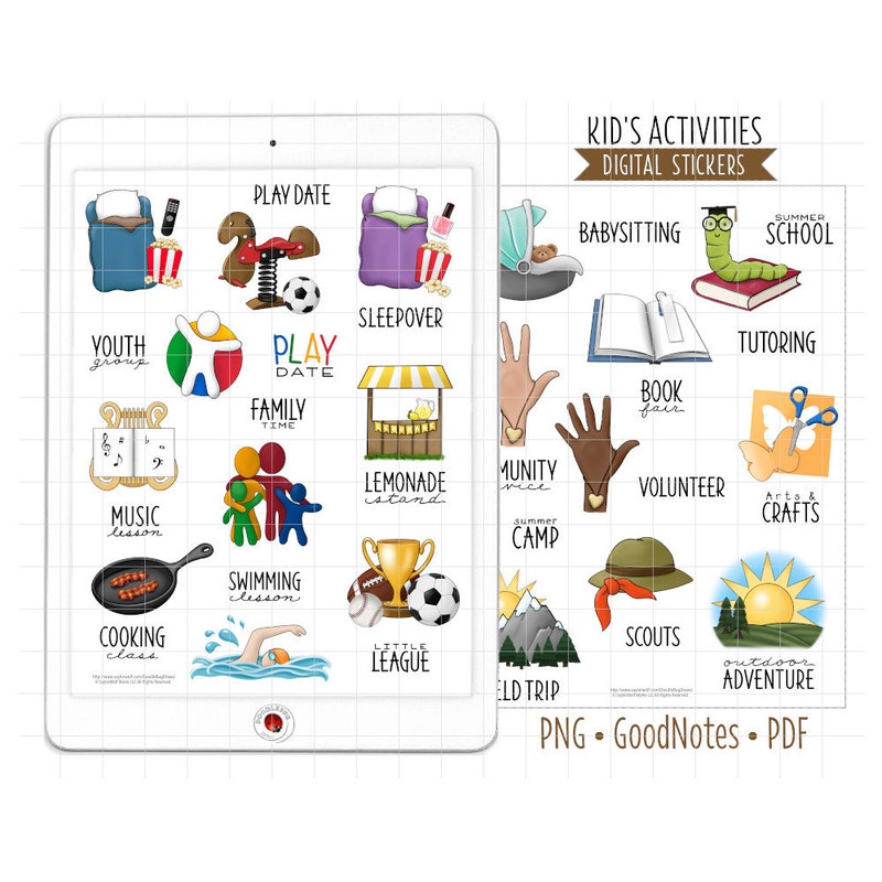 Kids Planner Stickers - Etsy