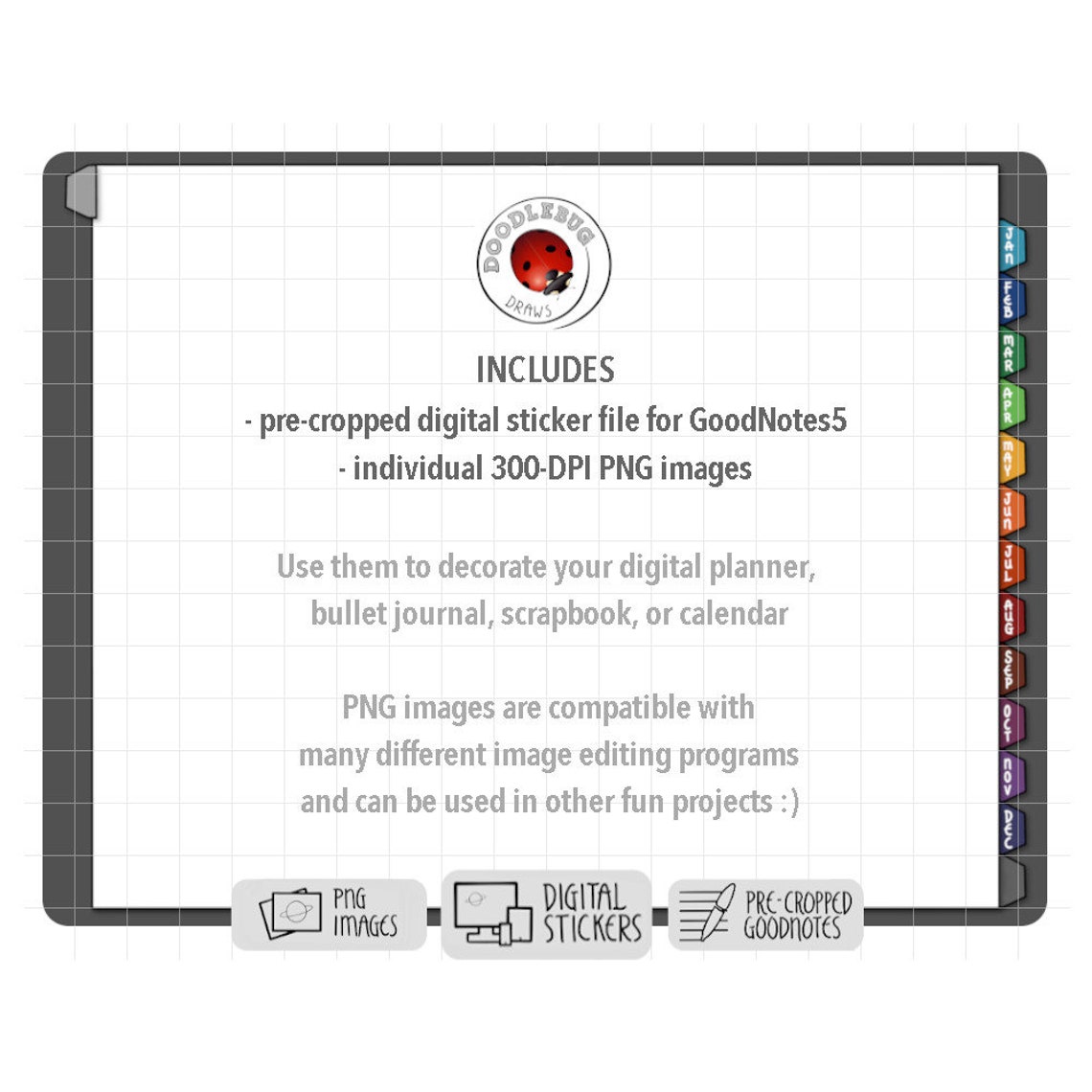 Everyday Life Digital Planner Stickers Goodnotes Stickers - Etsy