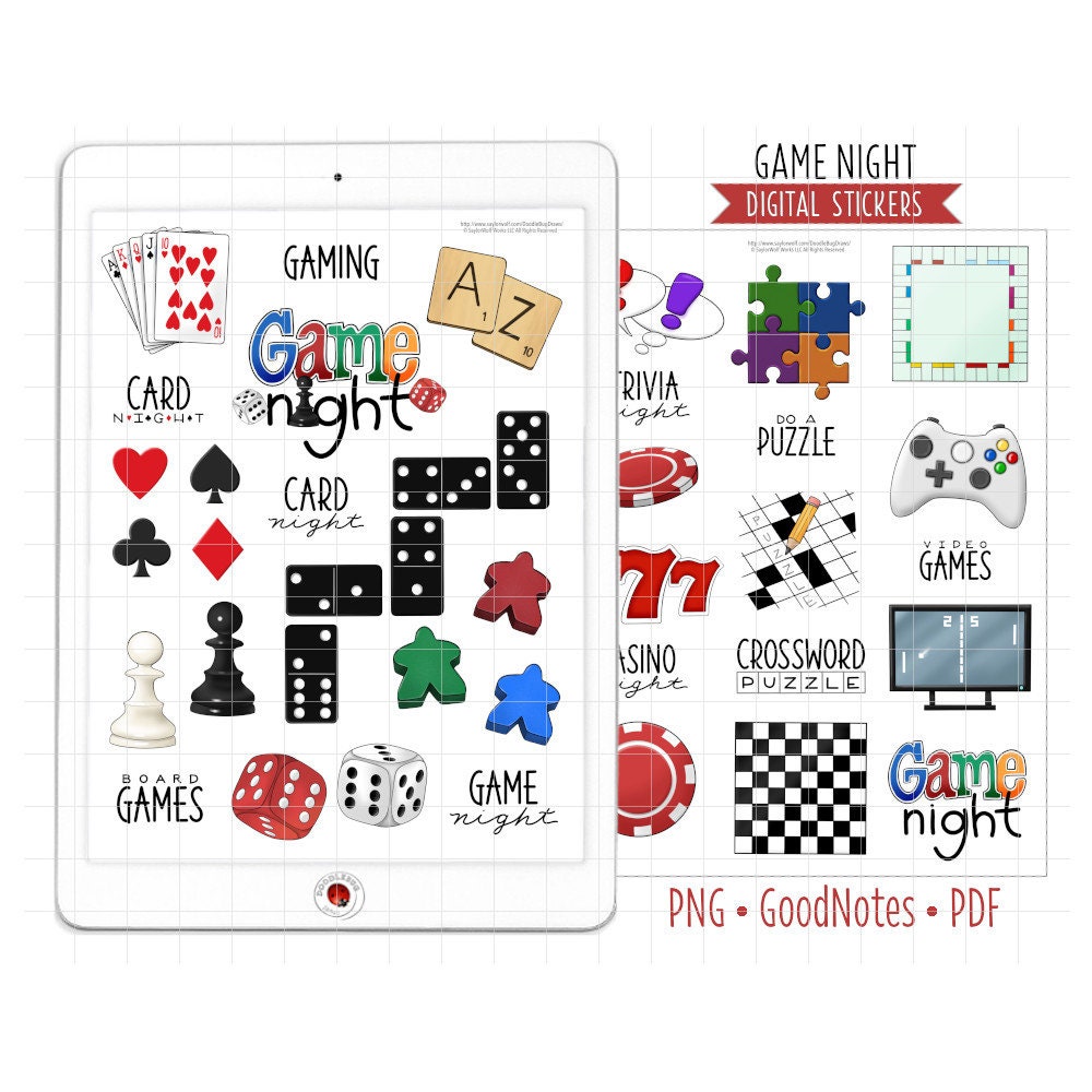 Board Game Night Clipart