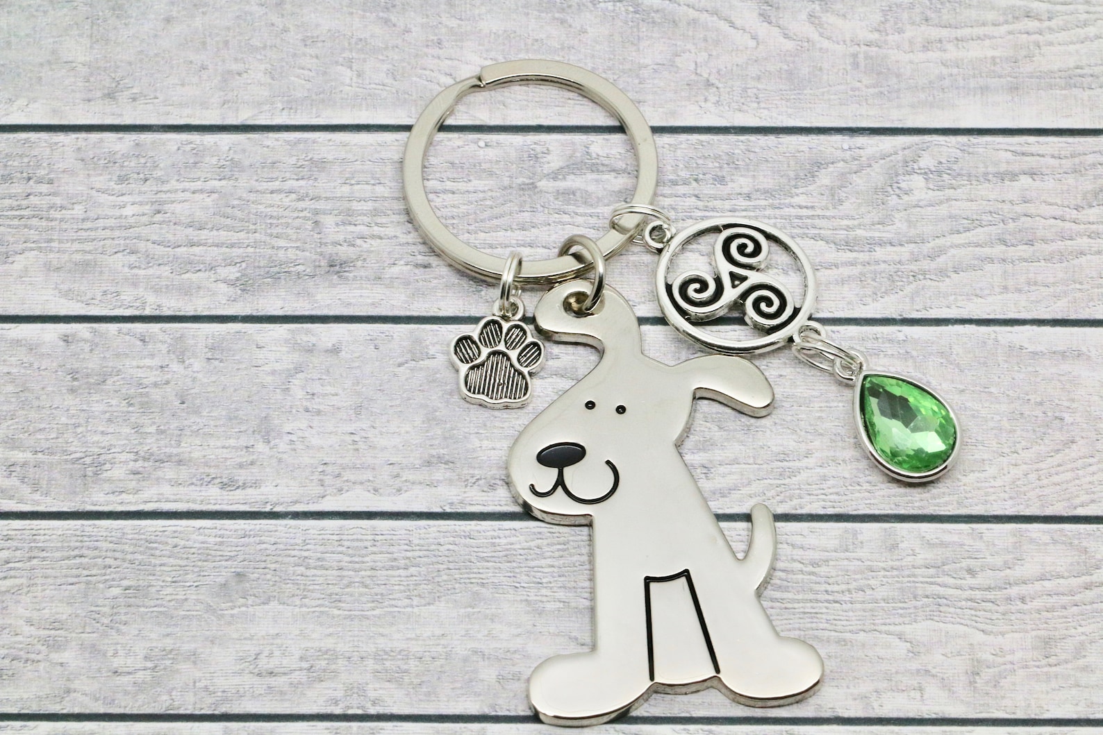 Dog Key Ring llavero para dueños de perros con 2 colgantes - Etsy España
