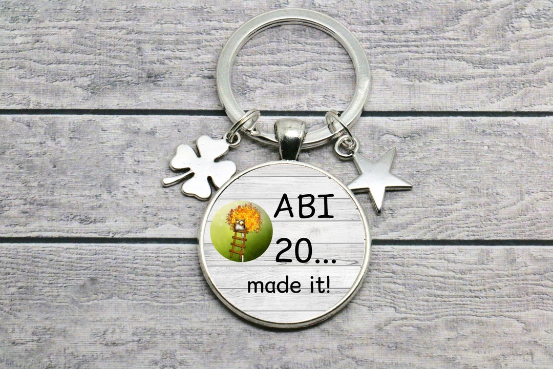 Keychain abi 2024 Done abitur 2024 Key Ring With 2 Pendants Gift Ideas ...