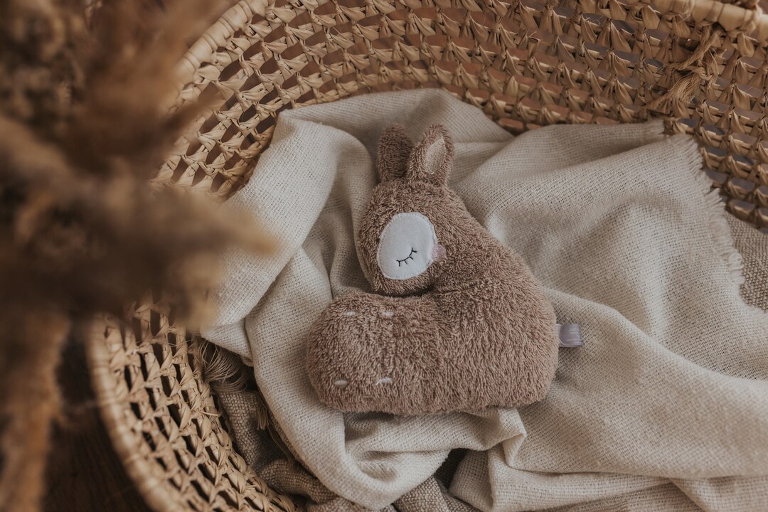 Music Box Fawn Personalizable With Name, Baptism, Baby Gift, Music Box ...