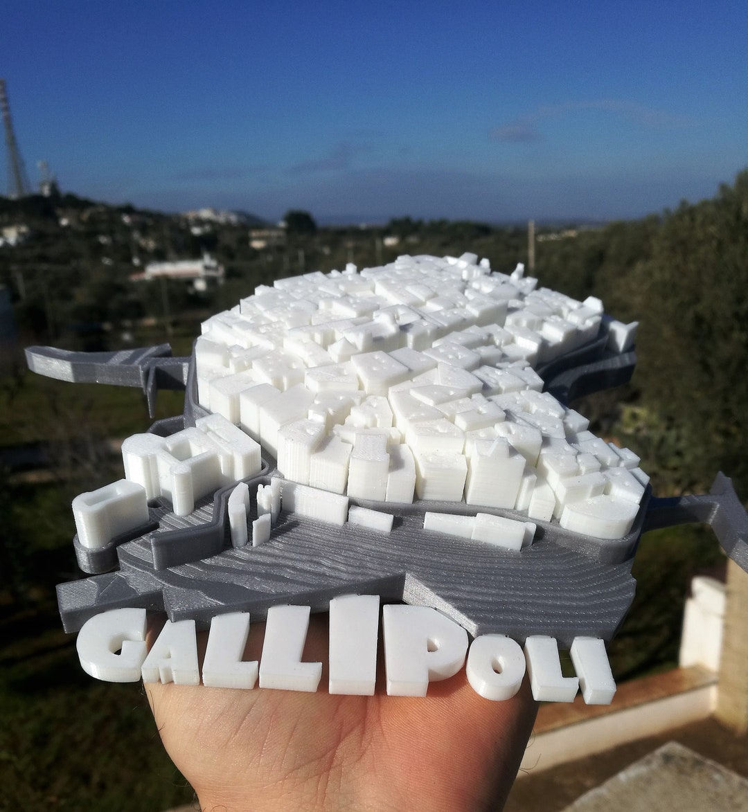 Gallipoli Puzzle 3D City Map Italy Apulia - Etsy UK