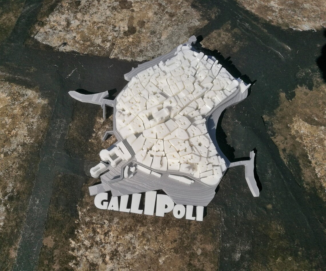 Gallipoli Puzzle 3D City Map Italy Apulia - Etsy UK