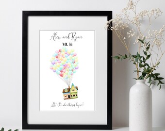 Personalised our Home House Print - Etsy
