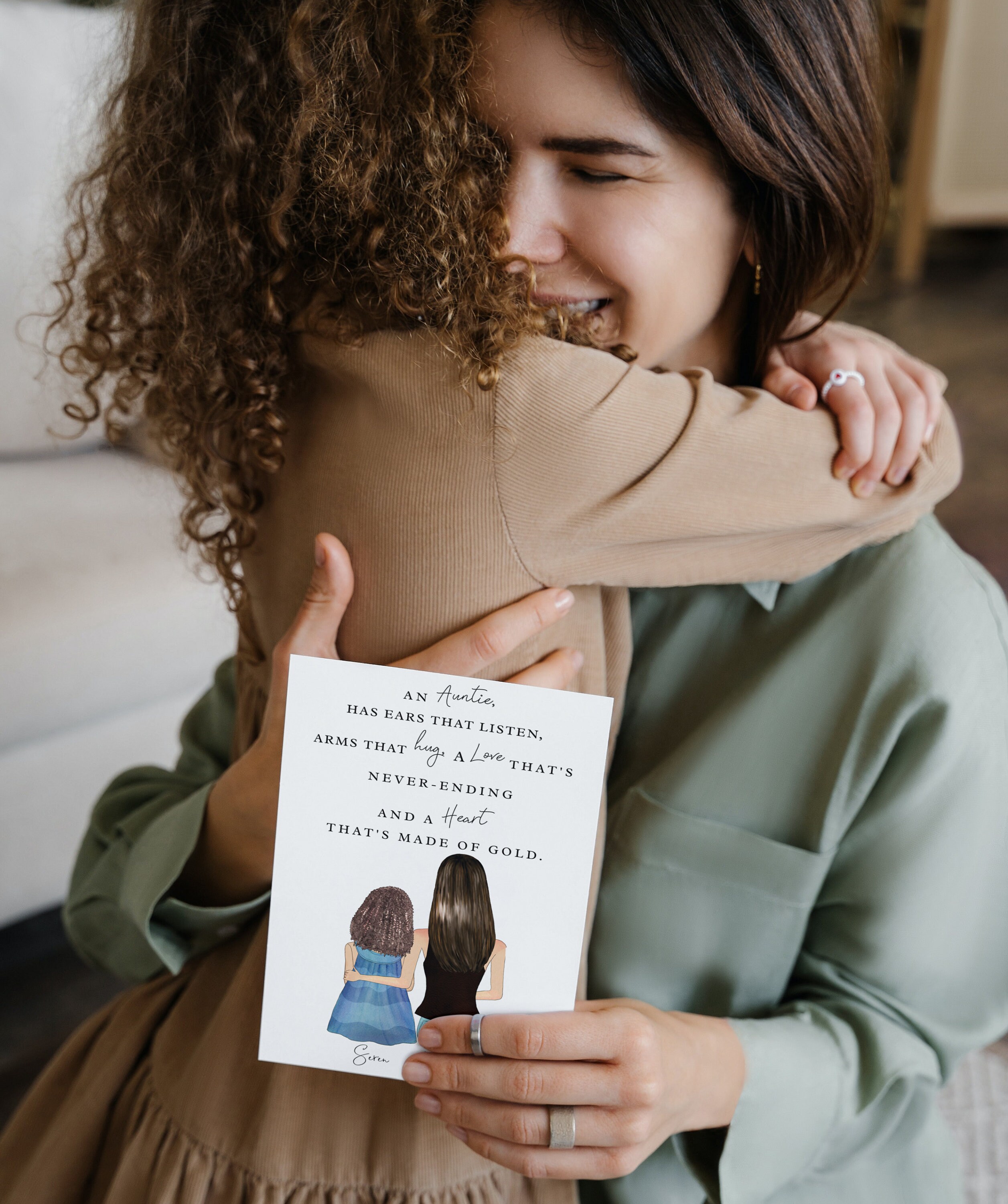 Auntie Card Custom Auntie Card Auntie Gift Present From - Etsy UK