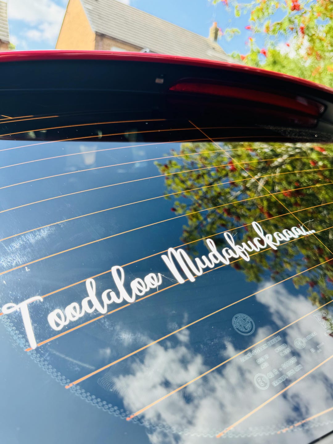 Funny Car Stickers - Toodaloo Design, Great Gift for Petrol Heads ...