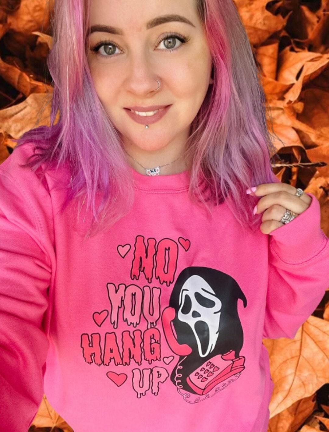 Scary Movies Scream Pink Barbiecore Woodsboro Autumn Handmade Witch ...