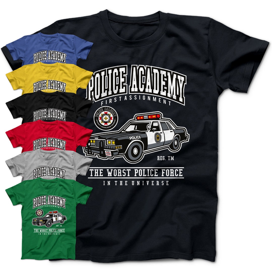 Police Academy Shirt Police Police School Cult T-shirt Mahoney ...