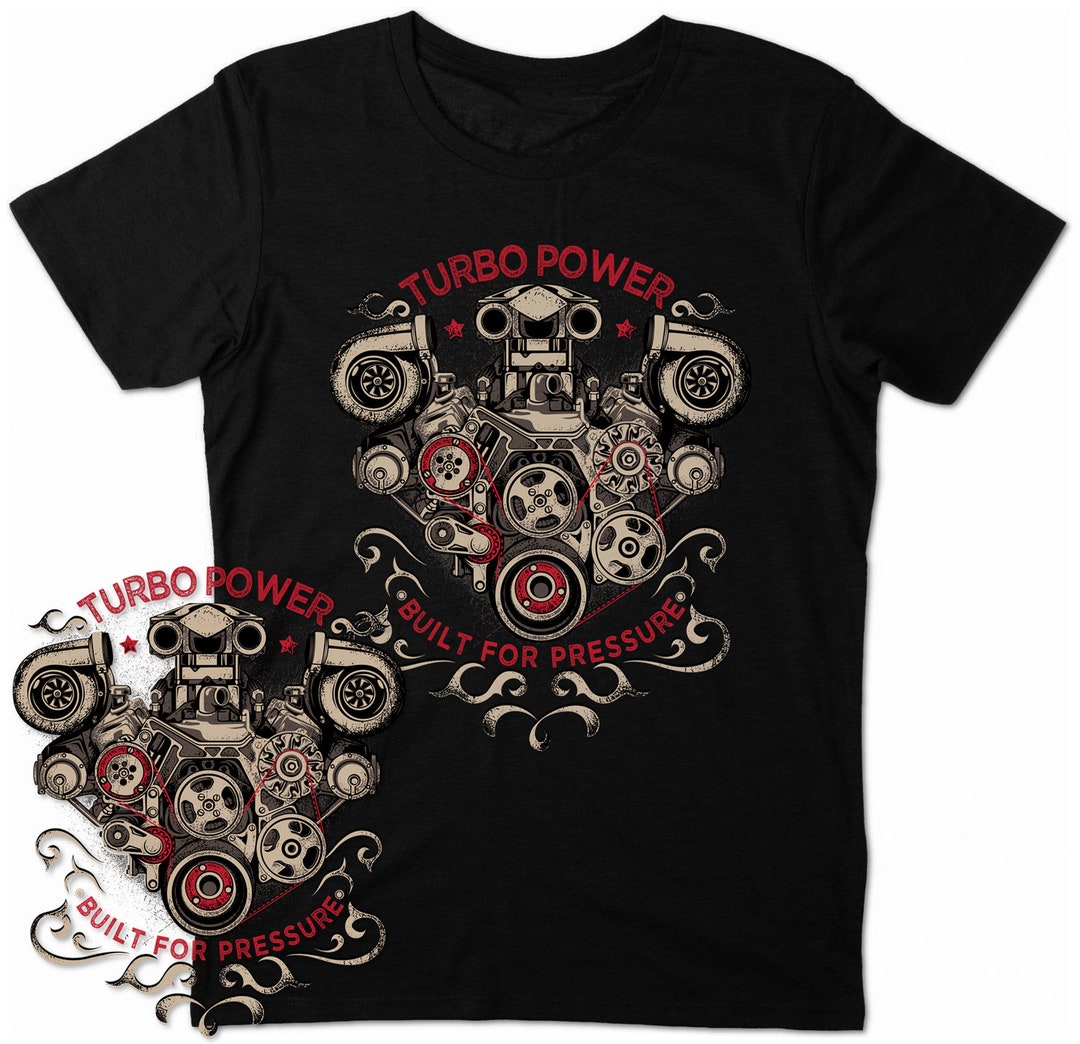 Car Tuning Screwdriver Hot Rod T-shirts Turbo Power Engine Tuned ...