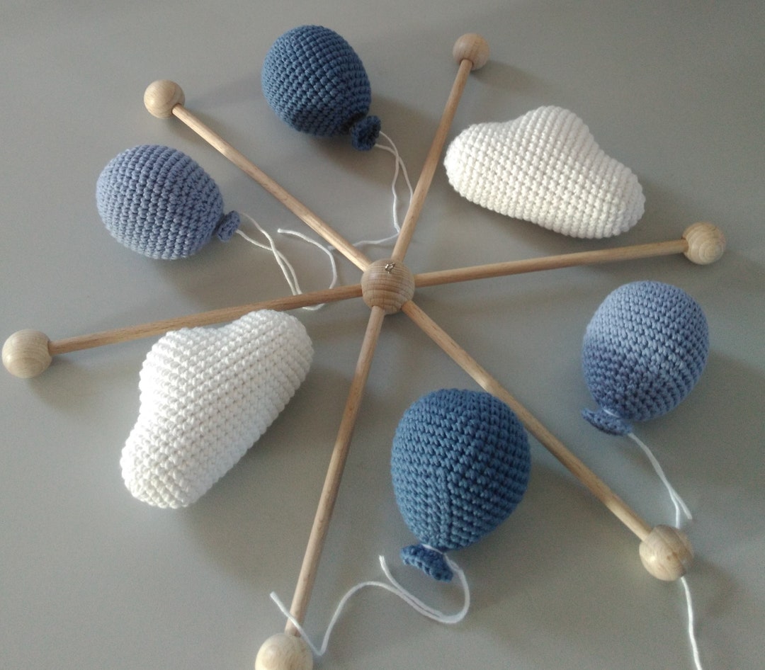Cute Baby Mobile With Crocheted Balls-all Color Combinations Possible ...