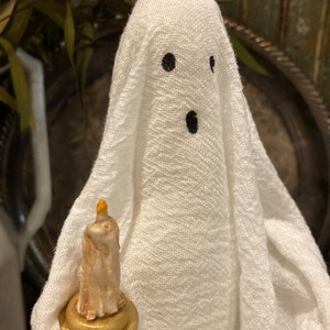 Primitive Ghost Halloween Decor, Handmade Folk Art - Etsy