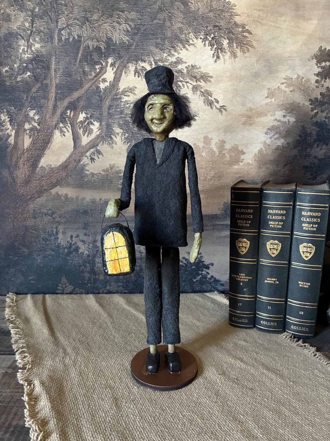 Folk Art Frankenstein Halloween Decor Handmade Primitive - Etsy