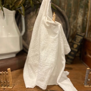 Primitive Ghost Halloween Decor, Handmade Folk Art - Etsy