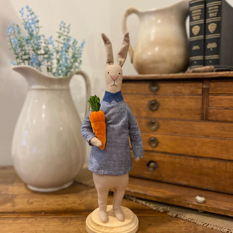 Primitive Rabbit - Etsy