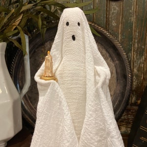 Primitive Ghost Halloween Decor, Handmade Folk Art - Etsy