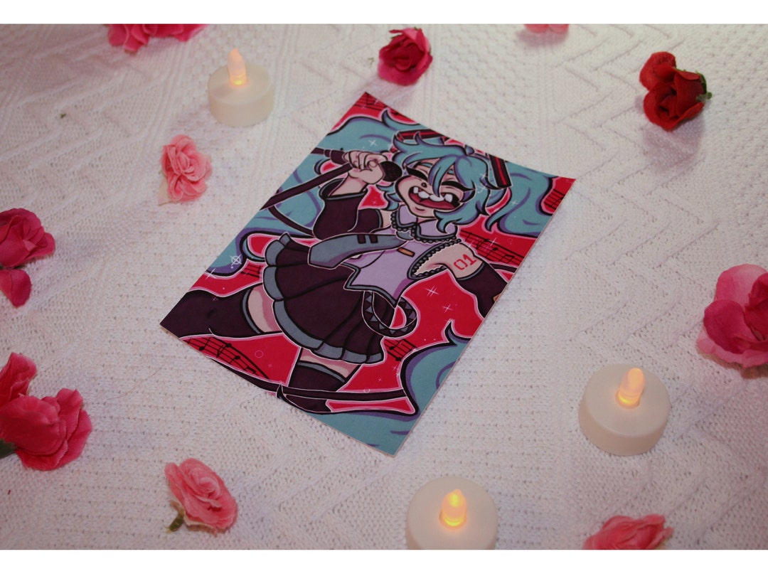 5 X 7 Hatsune Miku Print - Etsy