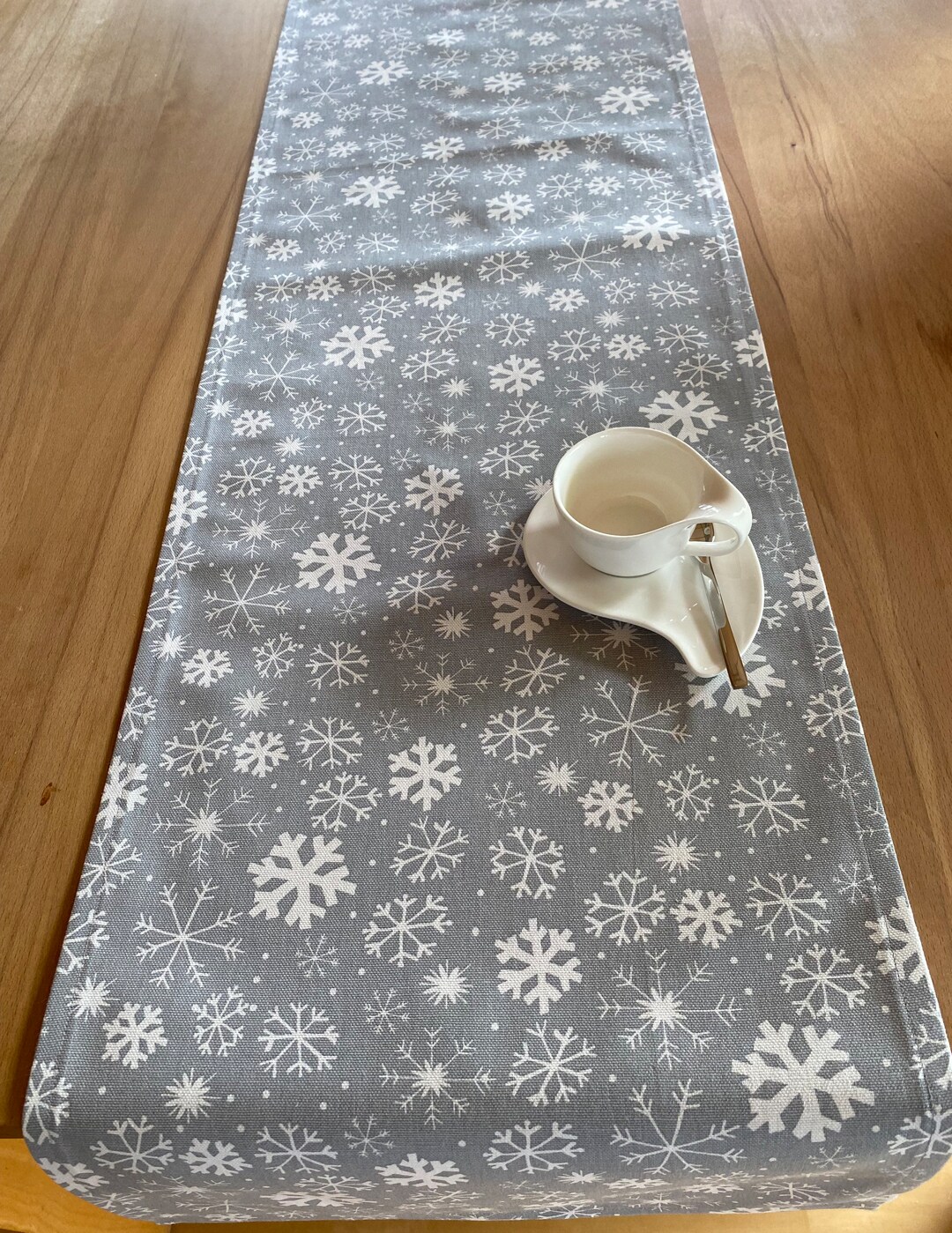 Advent, Simple Table Runner, Snowflake - Etsy