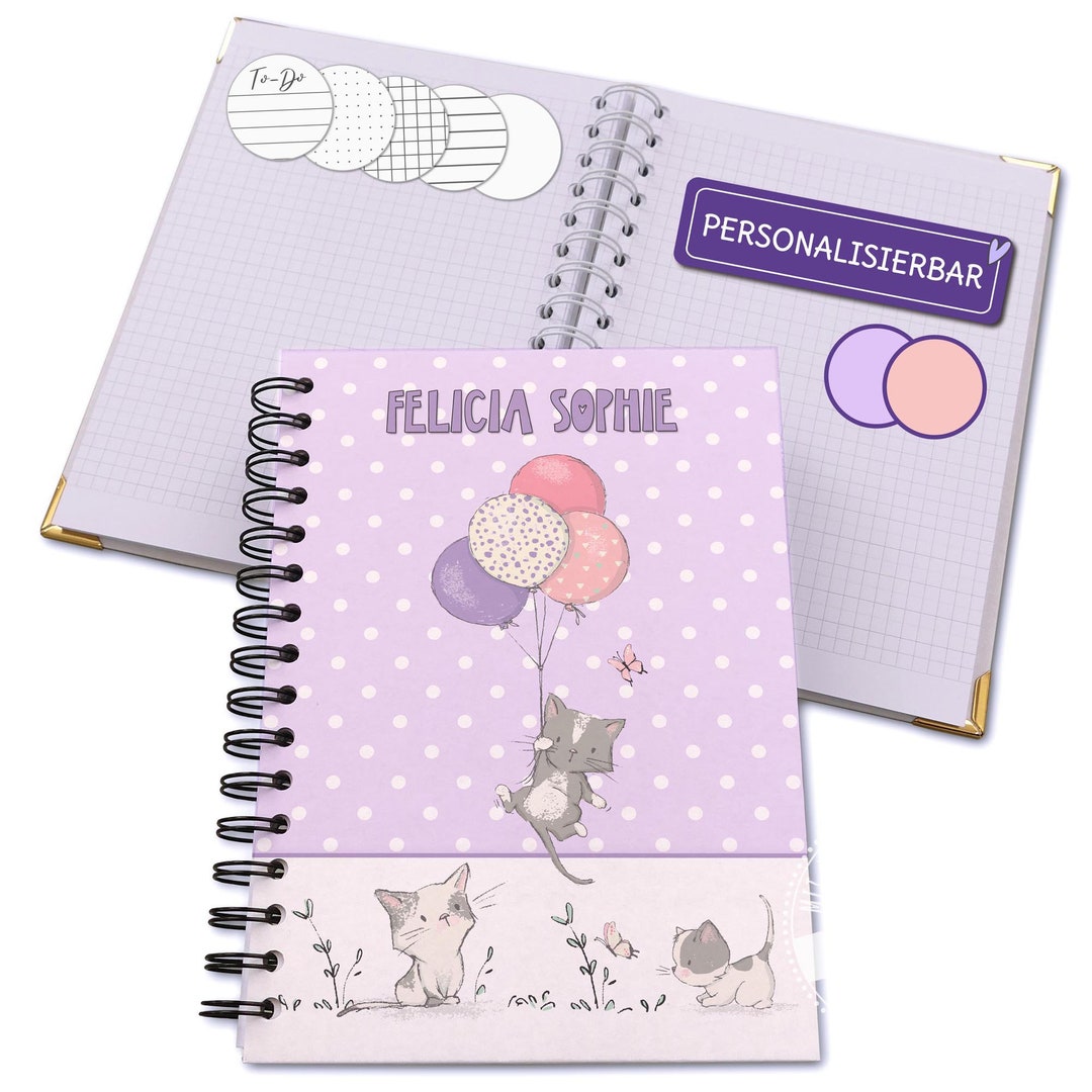 Personalizable Notebook for Children, Gift for Starting School, Start ...