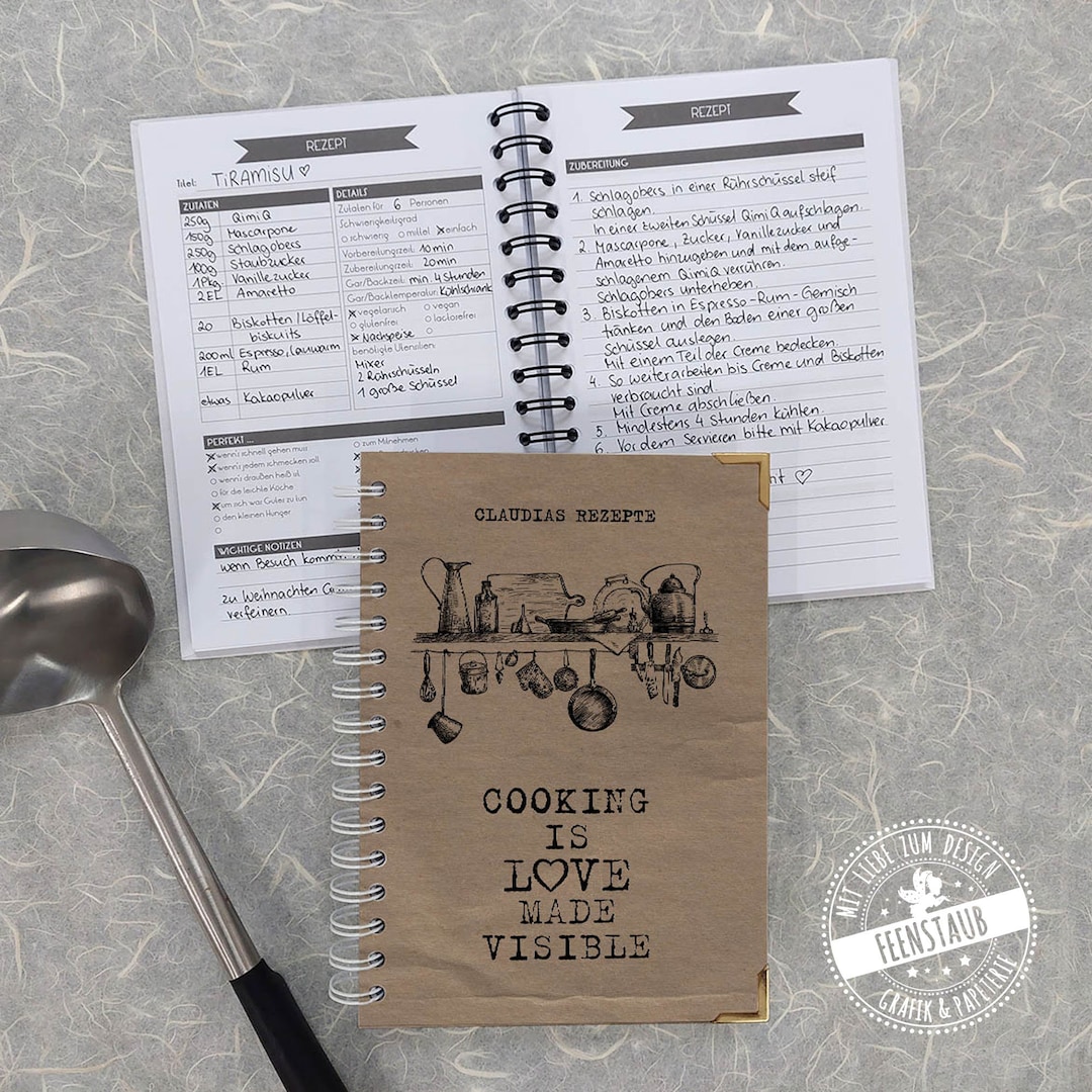 Write Your Own Recipe Book A5 With Templates to Fill Out in - Etsy
