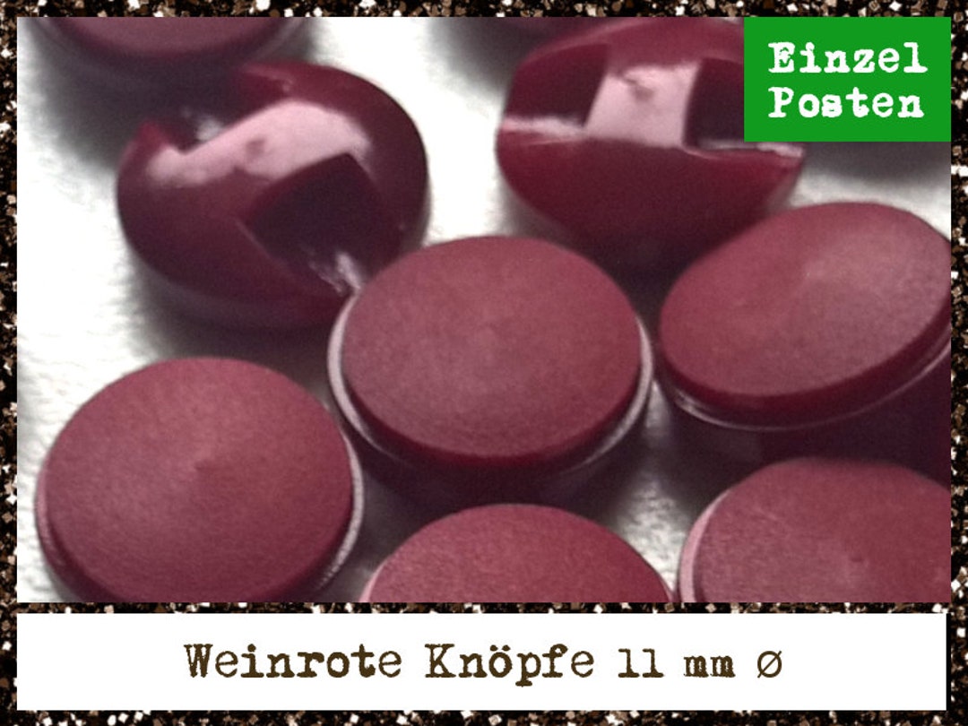 Wine-red Bridge Buttons - Etsy