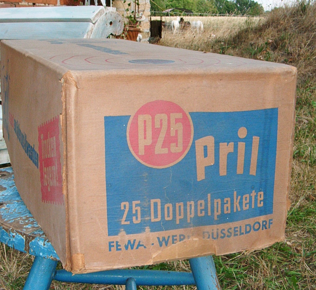 Advertising 50s Midcentury Advertising Cardboard prilblume Live Vintage ...