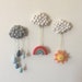 Cute Sunshine Magnet, Cute Mini Cloud, Adorable Fridge Magnet, Sunny ...
