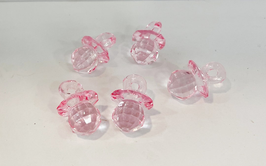 Small Pacifier Favors, Baby Shower Favors, Girl Pacifier Favors, Baby ...