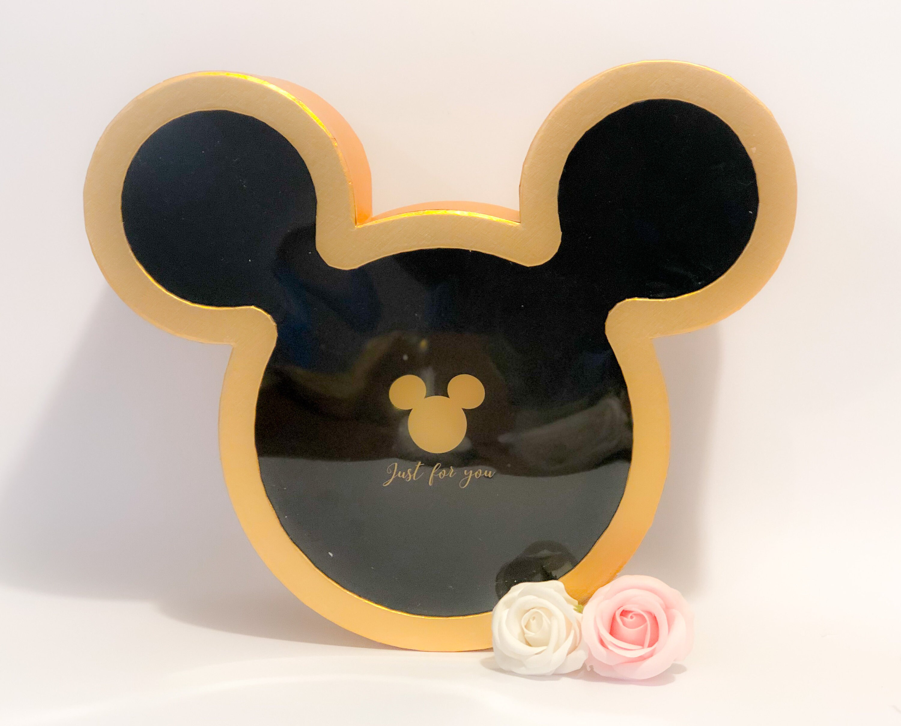 Set of Mickey Mouse Boxes With Clear Lid Keepsake Box Gold - Etsy Australia