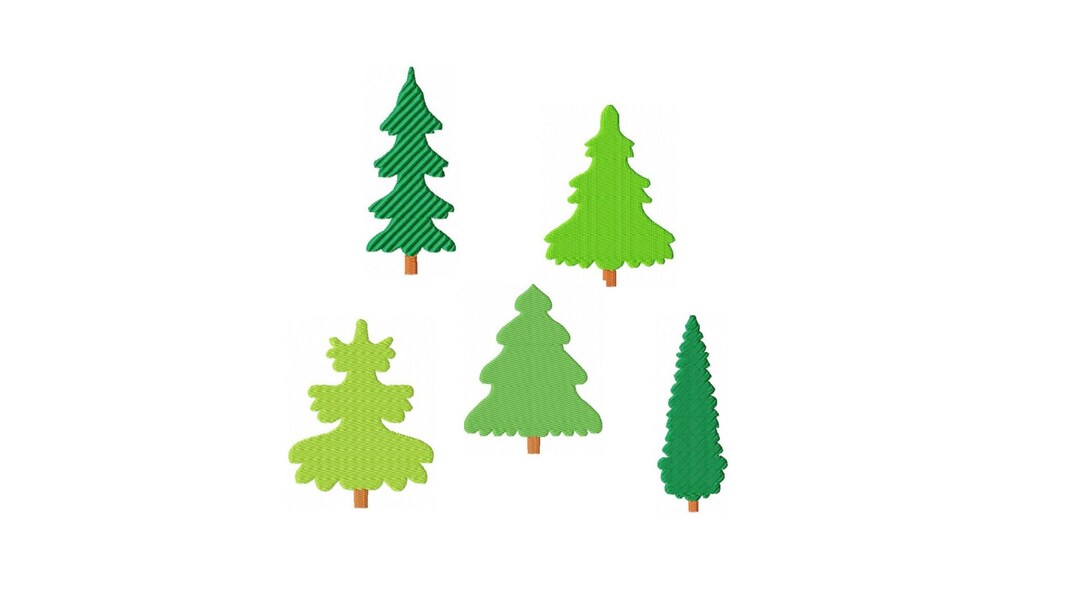 Embroidery File Christmas Tree 10x10 Appliqué Winter Christmas ...