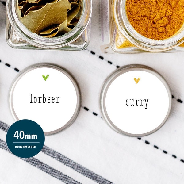 Printable Spice Jar Labels Modern Minimalist Spice Jar Label Template ...