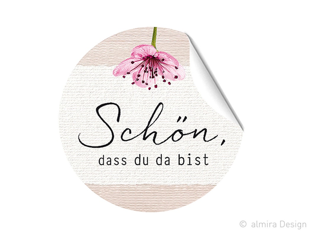 Sticker Wedding Nice That You Are Here Cherry Blossom Sticker - Etsy