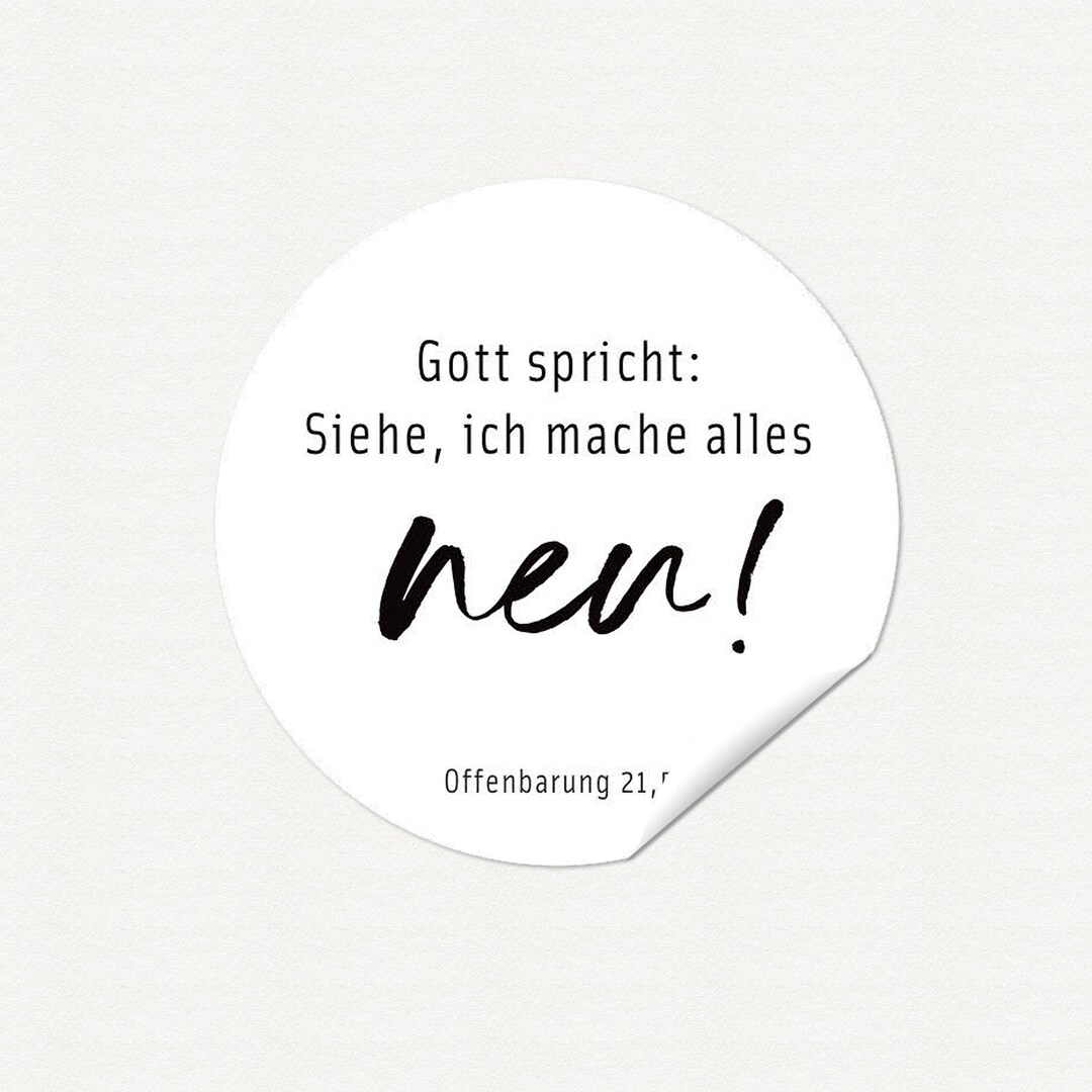 Stickers for the 2026 Motto of the Year – Behold, I Make All Things New ...