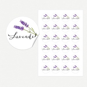 Labels Stickers Lavender White - Lavender Stickers to Write on - PAPER ...
