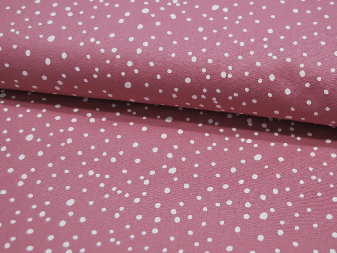 Baumwolle Punkte Auf Old Rose / Altrosa 0,5 M - Etsy