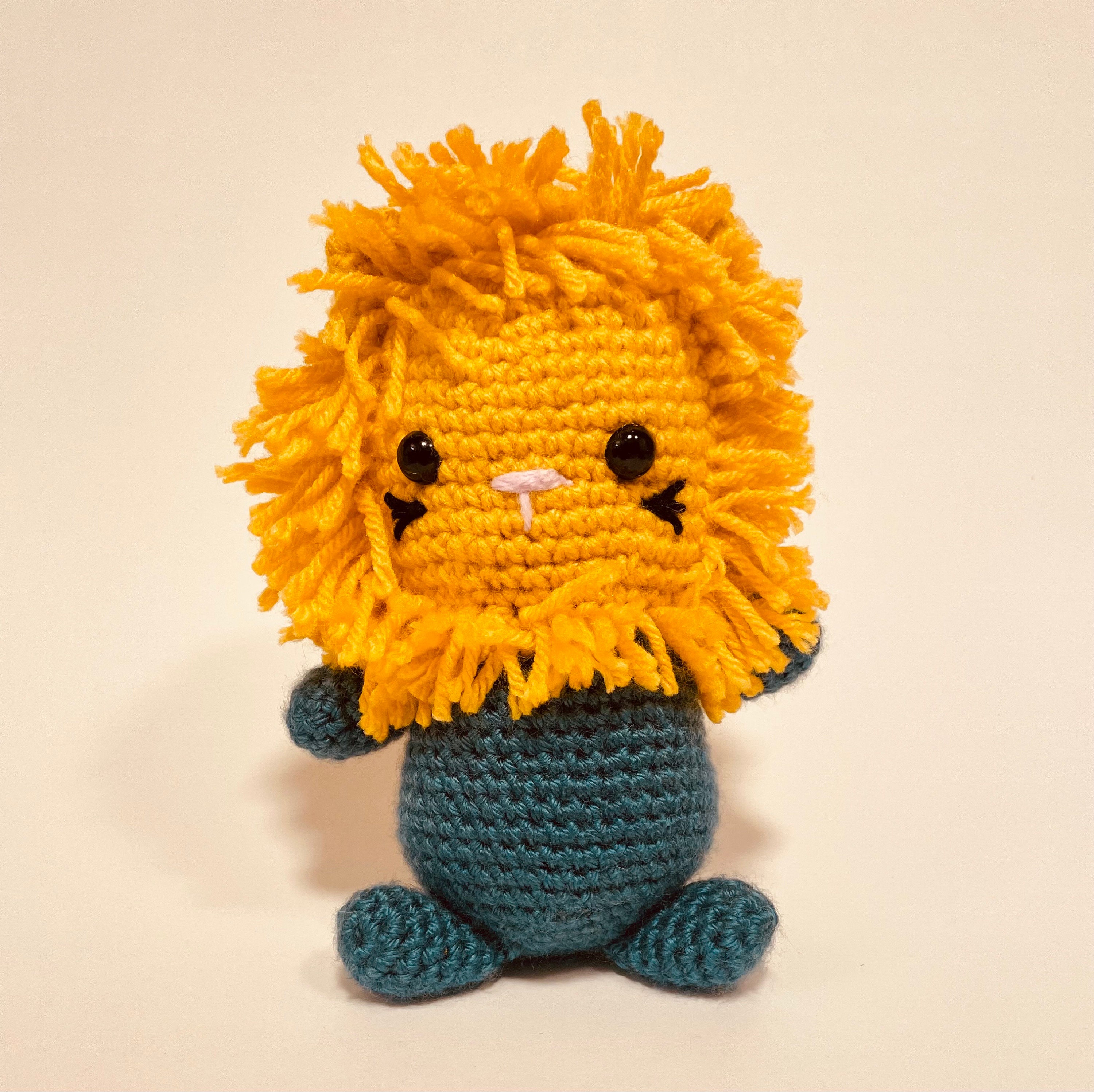 Dandy-lion Amigurumi, Finished Crocheted Amigurumi, Lion Amigurumi ...