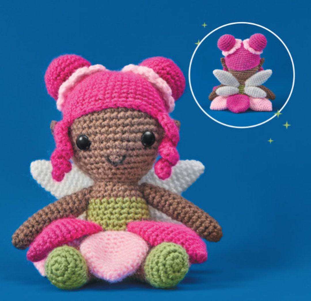 Garden Fairy Amigurumi, Fairy Amigurumi, Crochet Fairy, Stuffed Fairy ...