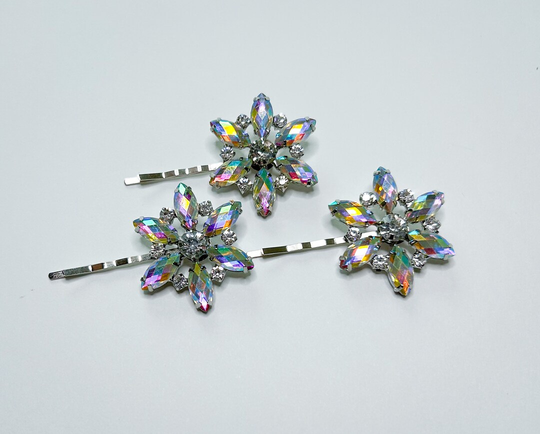 Large Elsa Snowflake Hair Pins / Elsa Hair Clip / Elsa Hair Piece ...