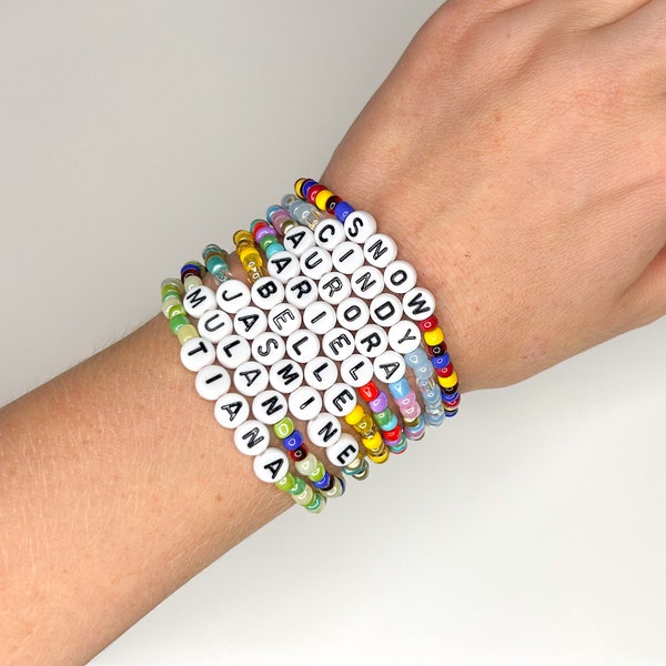Word Bracelet - Etsy