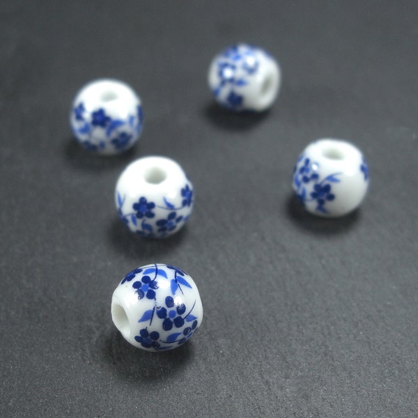 Delft Blue Beads - Etsy