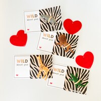 Wild Animal Valentines -- DIY Printable Valentines -- 8 per Page ...