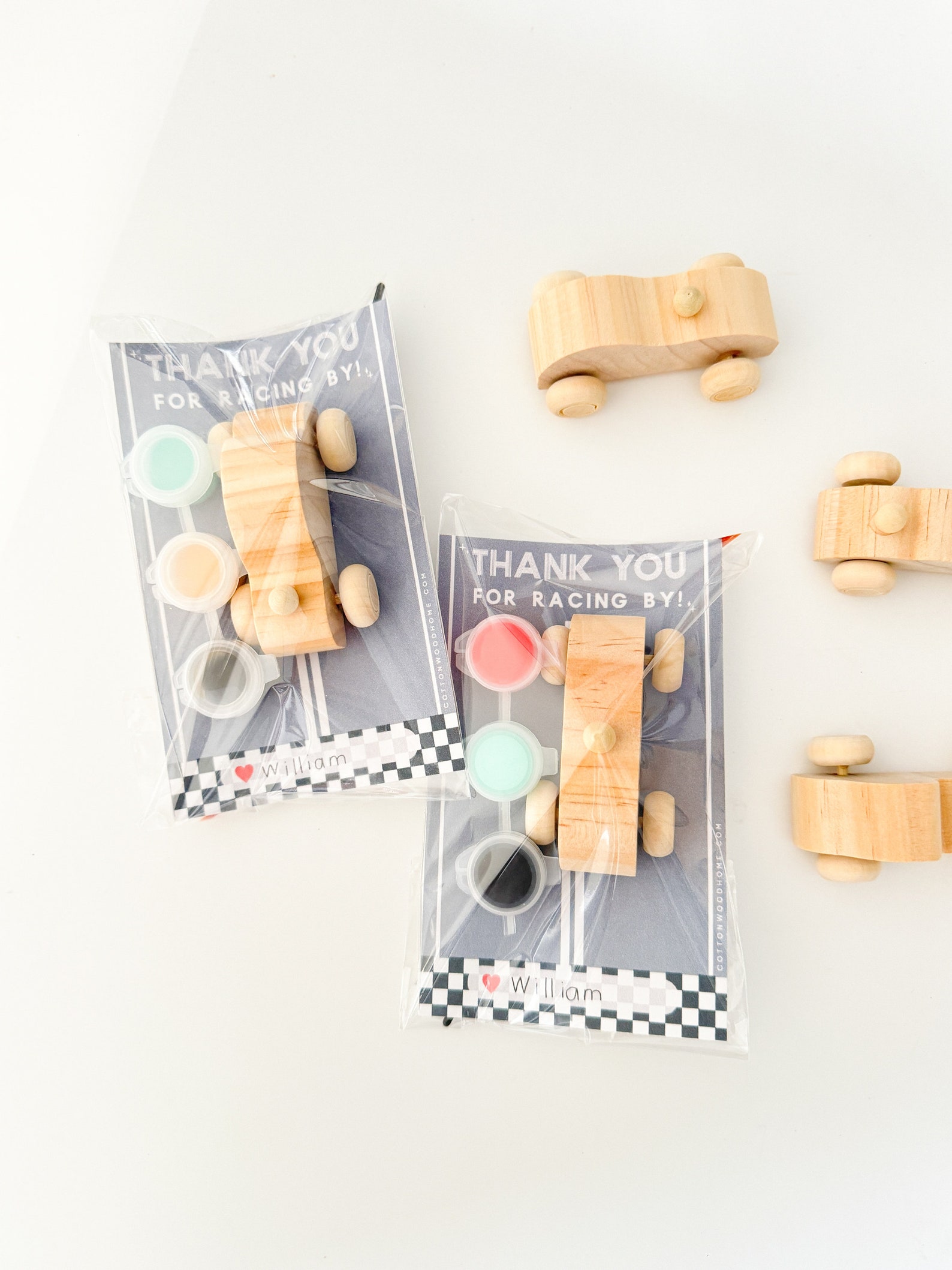 DIY Kids Car Theme Paint Party Favor Racecar Theme Party Favor Two Fast ...