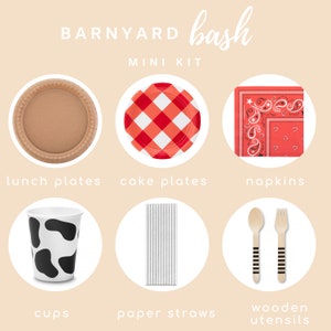 Barnyard Bash Party Kit. Farm Theme Barn Birthday Party Decor. Birthday ...