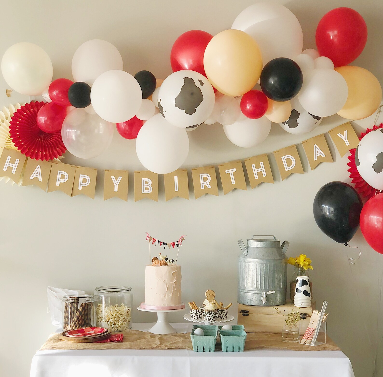 Barnyard Bash Party Kit. Farm Theme Barn Birthday Party Decor. - Etsy