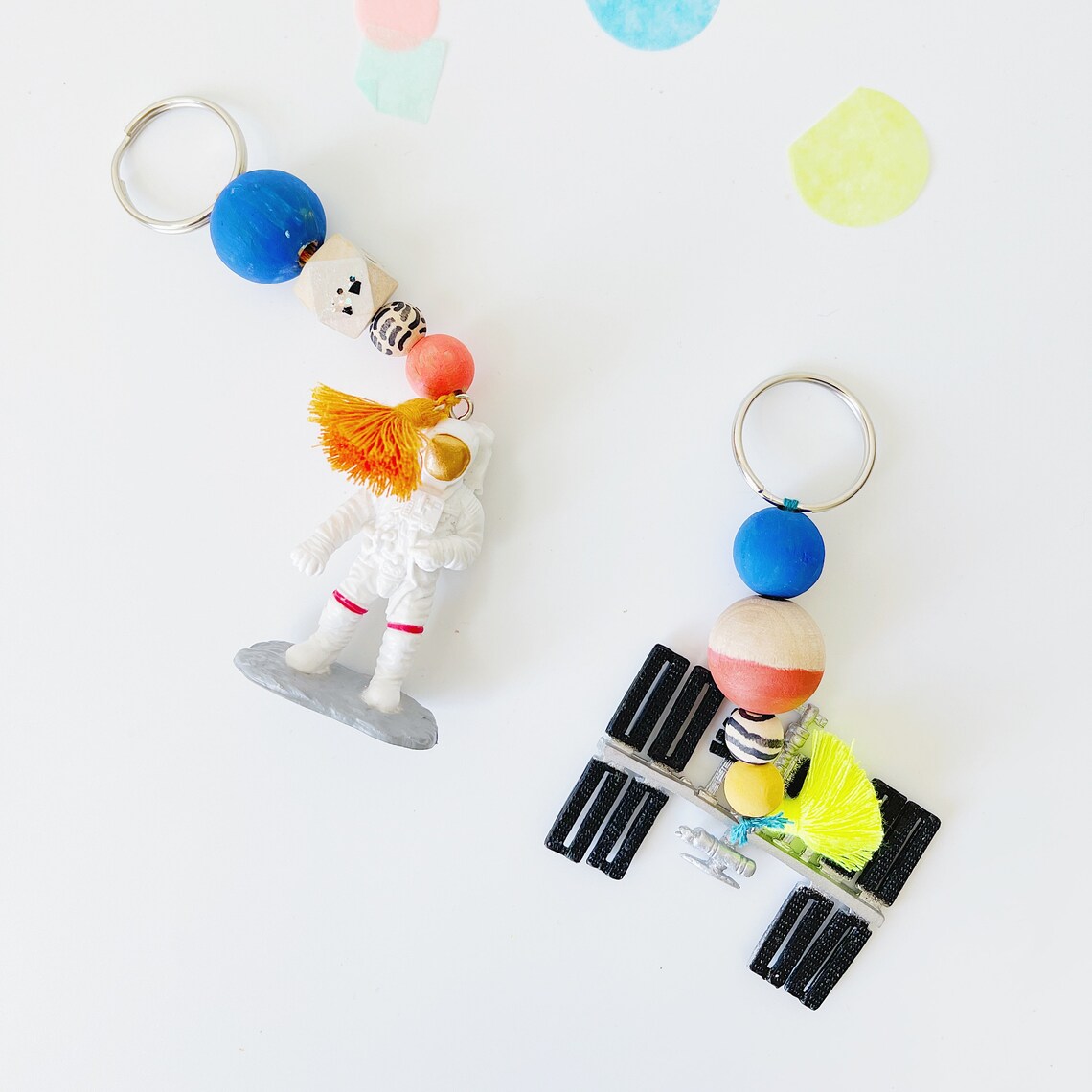 Kids Astro Space Mini Party Favor DIY Keychain Kit Kids - Etsy