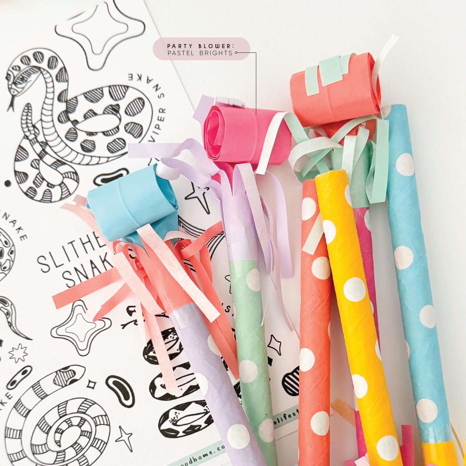 Snake Painting Party Favor Bag | Kids Reptile Birthday Party ...