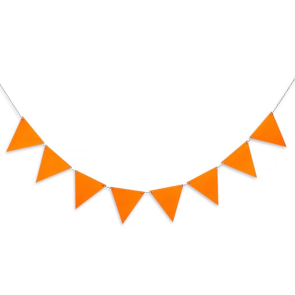 Orange Bunting - Etsy