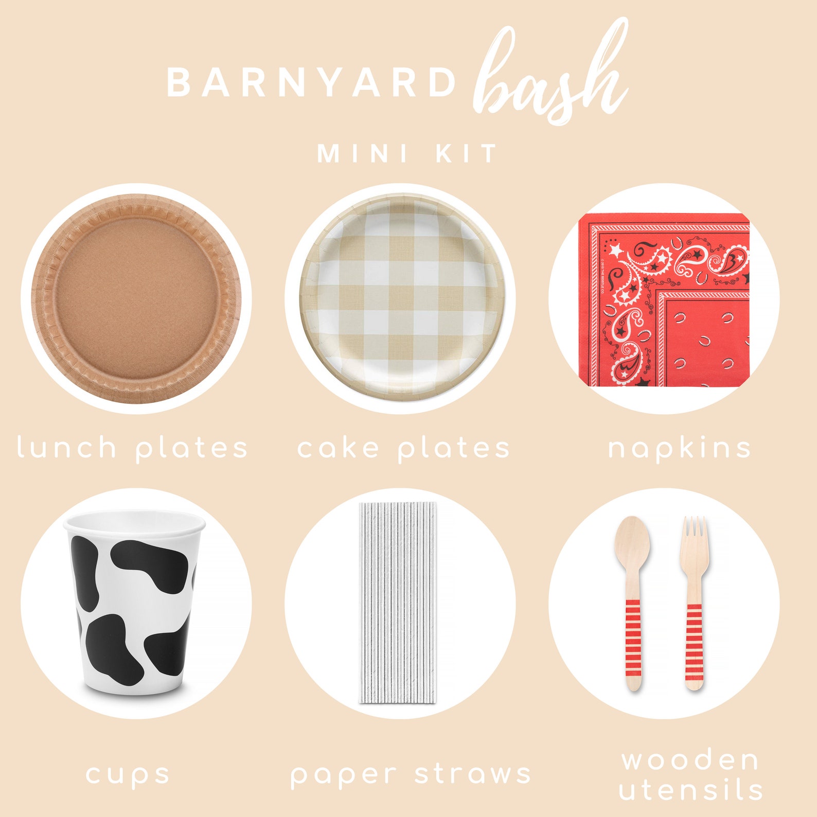 Barnyard Bash Party Kit. Farm Theme Barn Birthday Party Decor. - Etsy