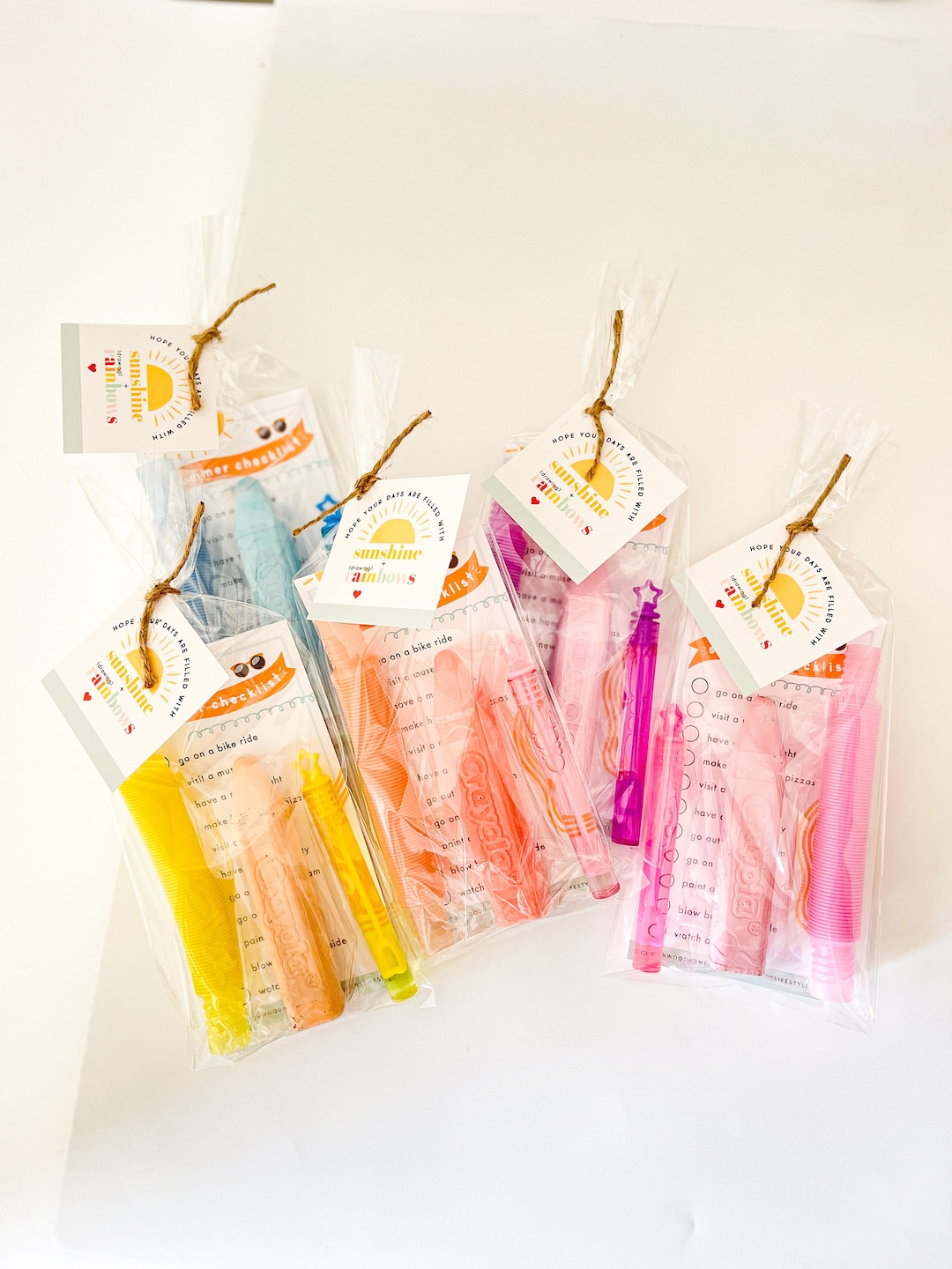 Poppin Summer Handout Kids Pop Tube Fidget Set Summer Bubbles Gift Kids ...